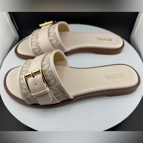 MICHAEL Michael Kors | Shoes | Michael Kors Womens Mandy Slide Sandals ...